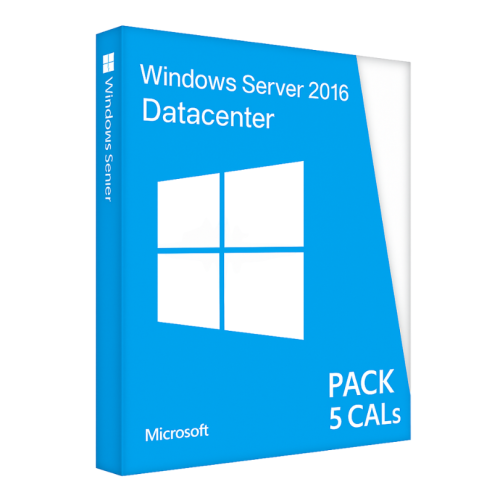 PACK 5 Cals Windows Server 2016 Datacenter - Licencias para Software